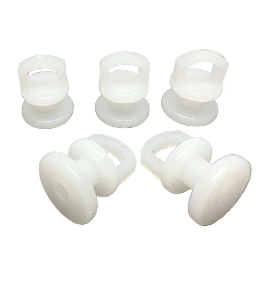 Gordijnrunners Kunststof 5 mm 10 Stuks